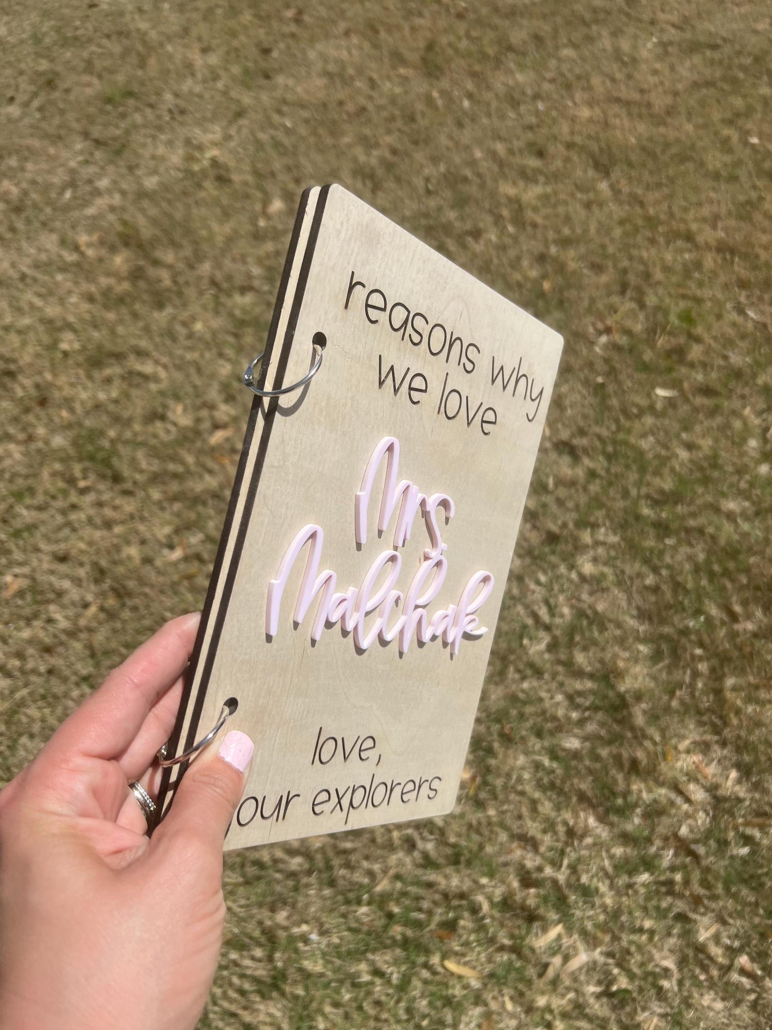 Teacher Appreciation Book Cover, Teacher Appreciation Gift, Teacher ...