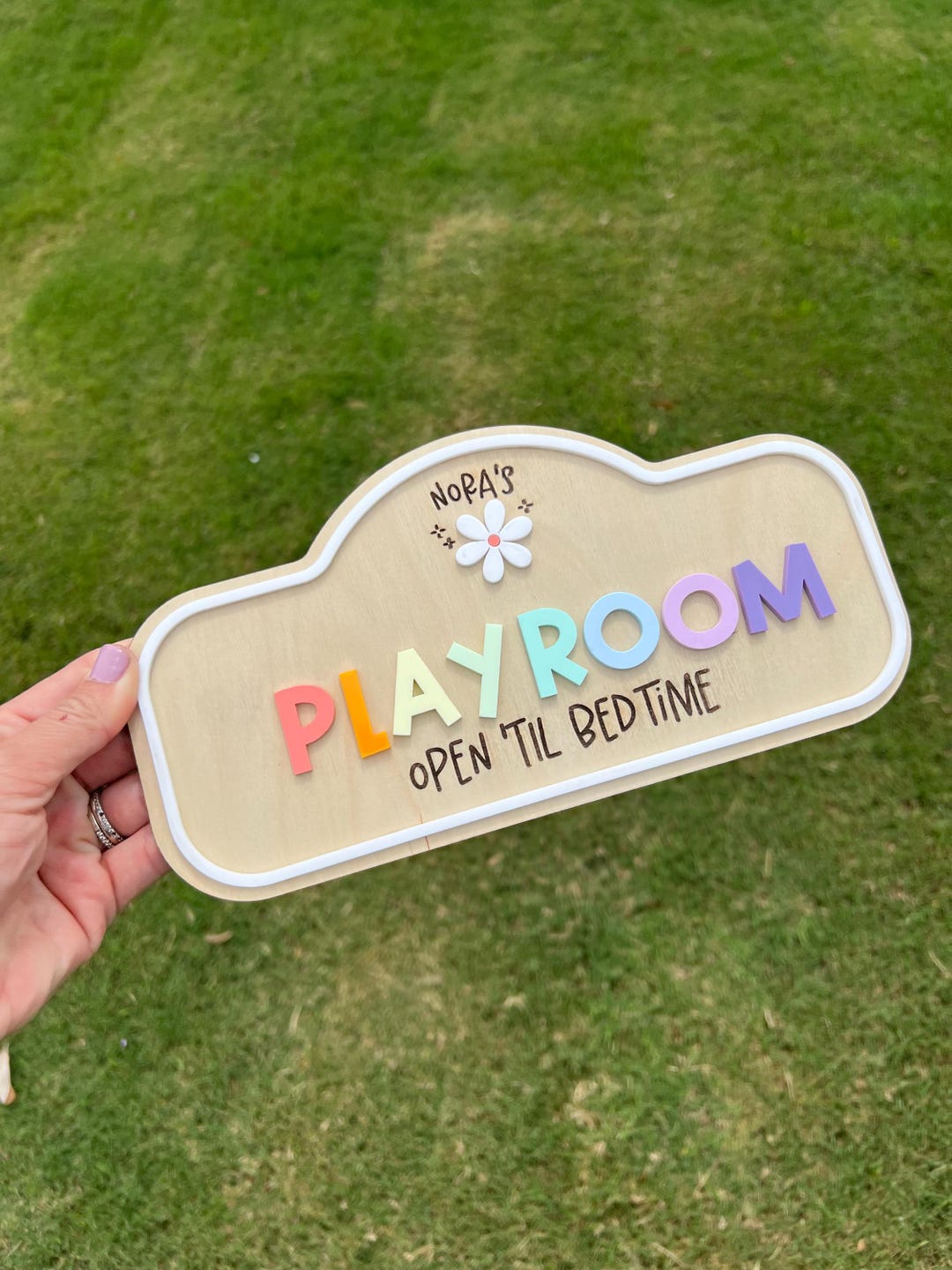 Personalized Playroom Sign, Custom Kids Room Decor, Personalized ...