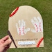Baseball Handprint Sign, Father's Day Gift, Handprint Gift - Etsy
