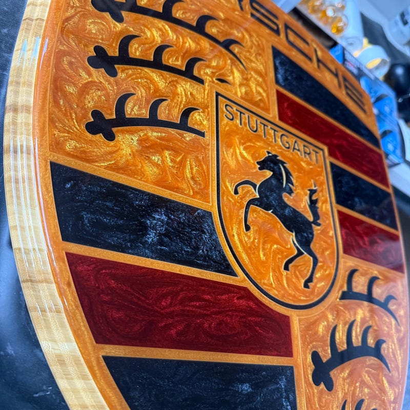 Led Wall Art Porsche - Etsy