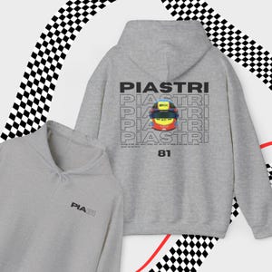 Oscar Piastri Mclaren F1 Hoodie: Racing Driver Sweatshirt Formula One ...