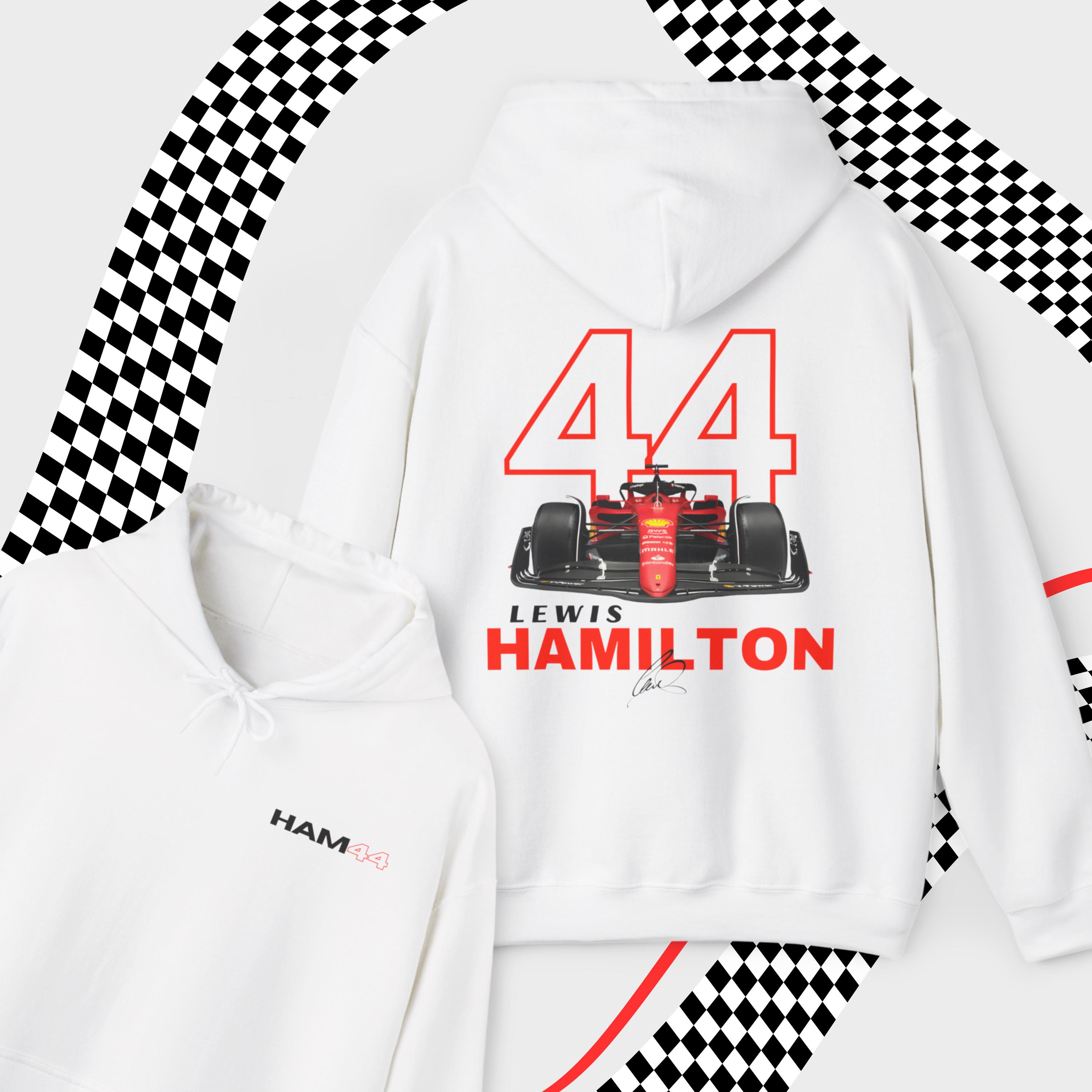 Lewis Hamilton Ferrari F1 Hoodie: Unisex Formula One Racing Sweatshirt ...