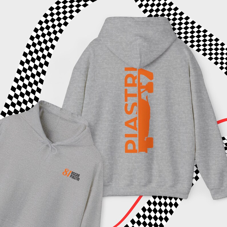 Oscar Piastri F1 Hoodie: Mclaren Racing Team Merch Fan Gift Sweatshirt ...