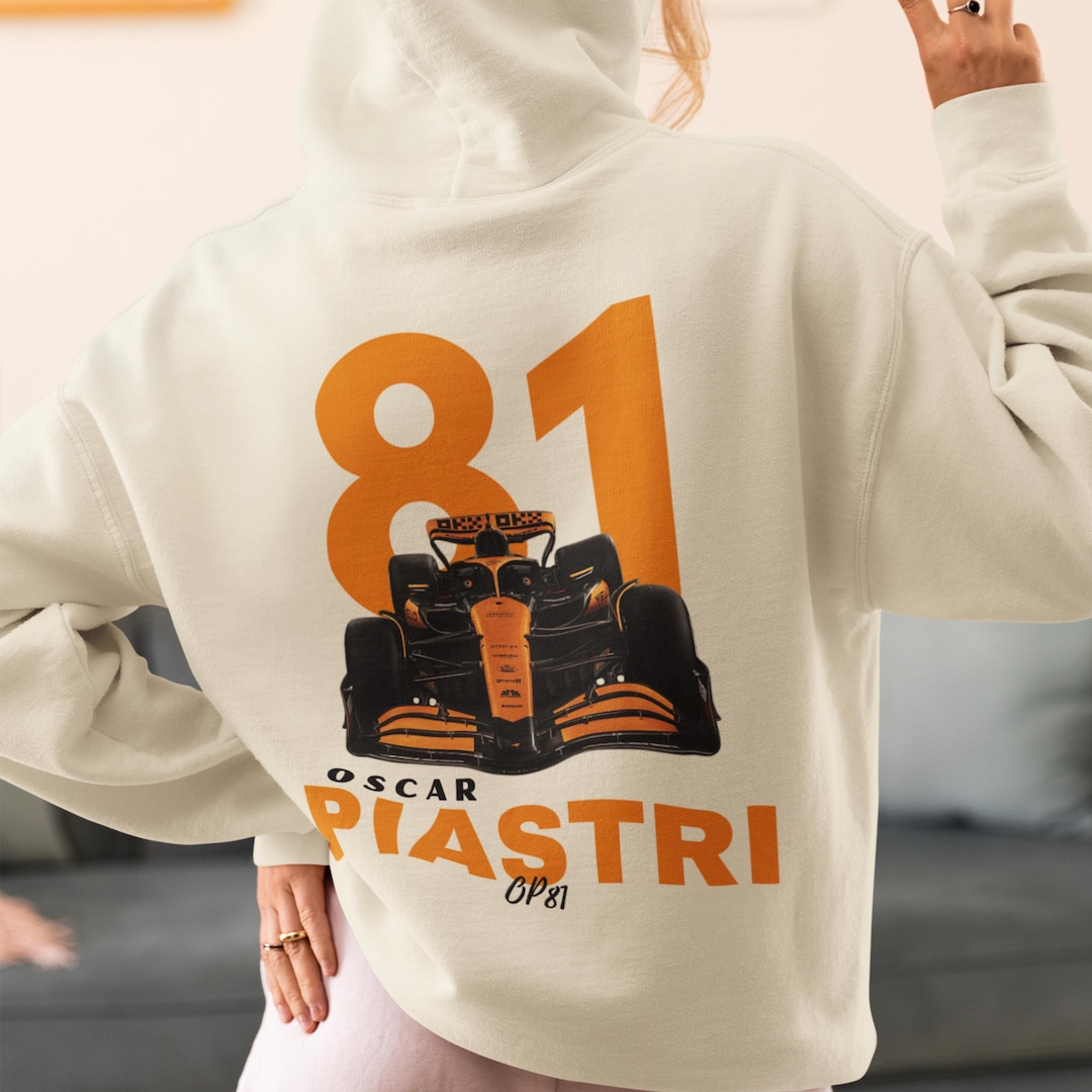 Oscar Piastri Mclaren F1 Hoodie: Vintage Formula One Merch Racing ...