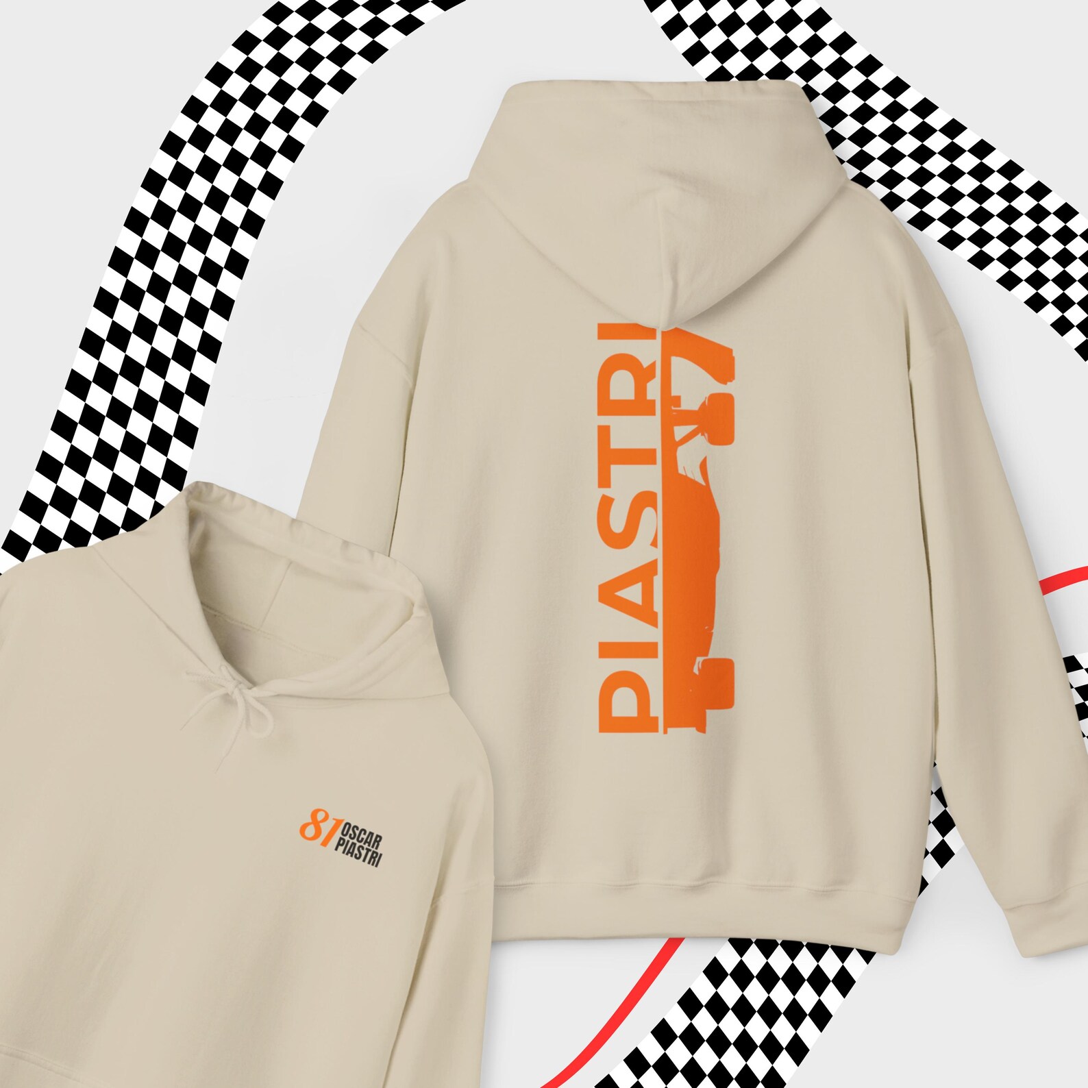 Oscar Piastri F1 Hoodie: Mclaren Racing Team Merch Fan Gift Sweatshirt ...