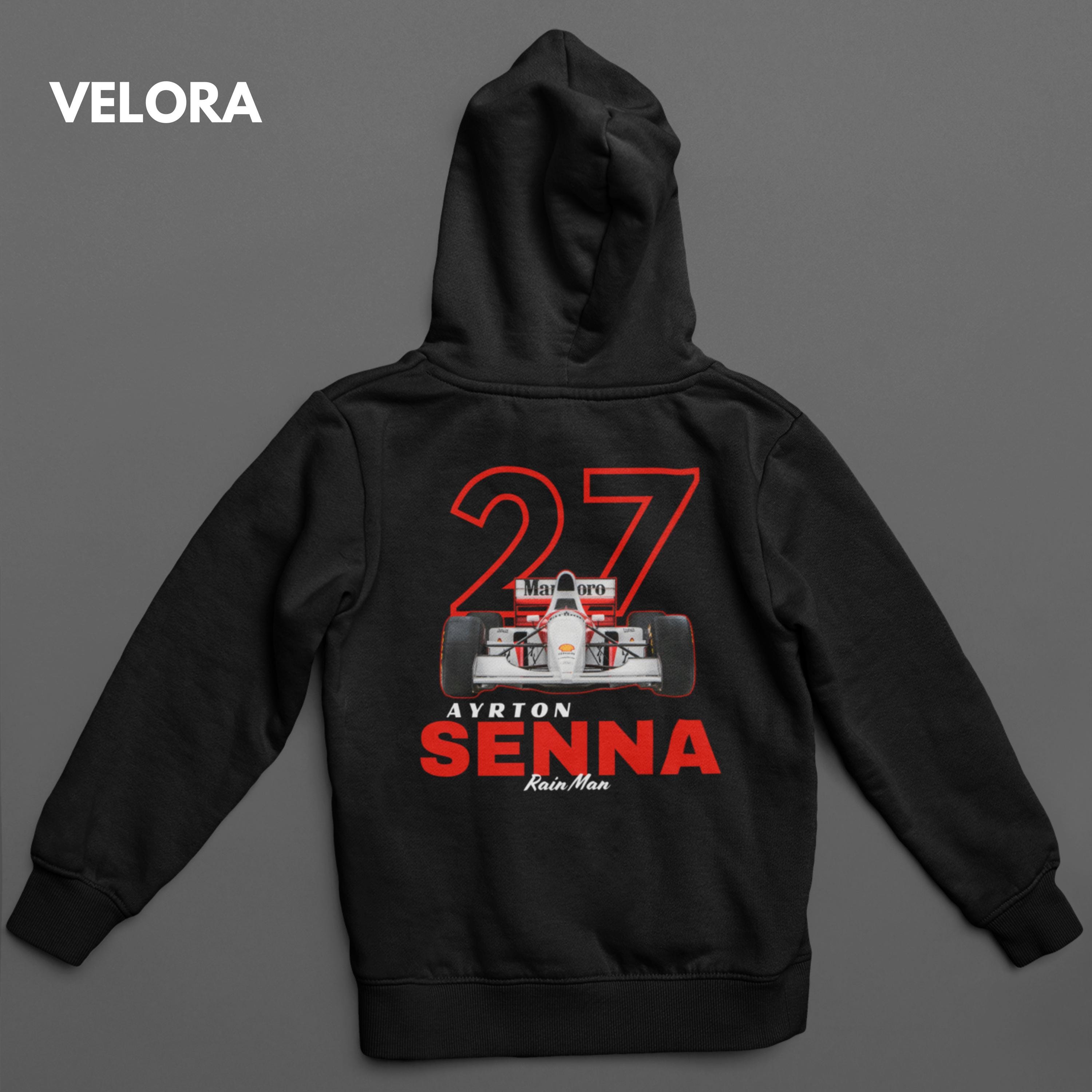 Ayrton Senna Hoodie: Vintage F1 Racing Driver Sweatshirt Formula One ...