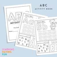 26 Printable Trace the Alphabet I Know My Letters Worksheets. Preschool ...