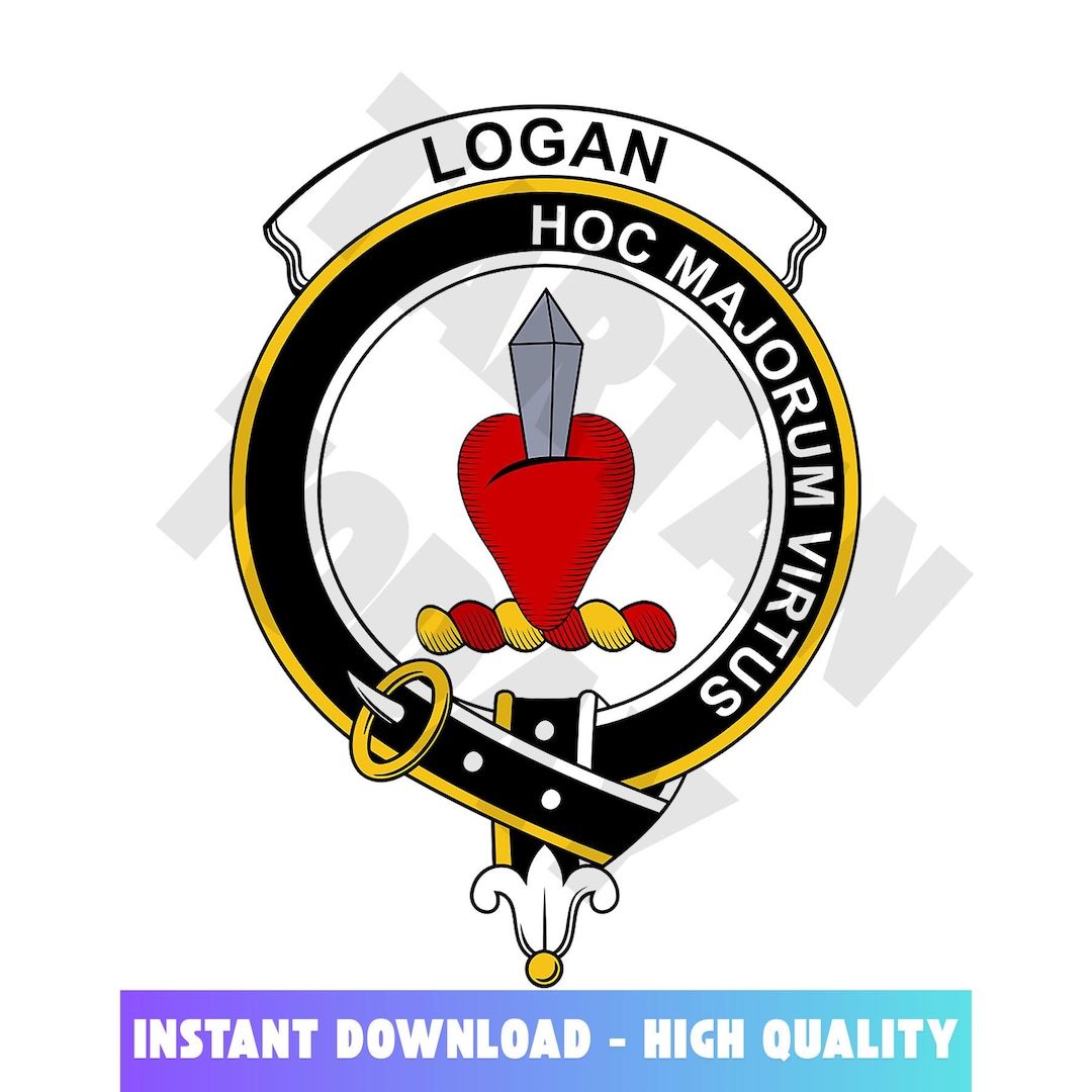 Logan Tartan Clan Crest, Badges, Heraldry, Clans, Family Scotland PNG ...