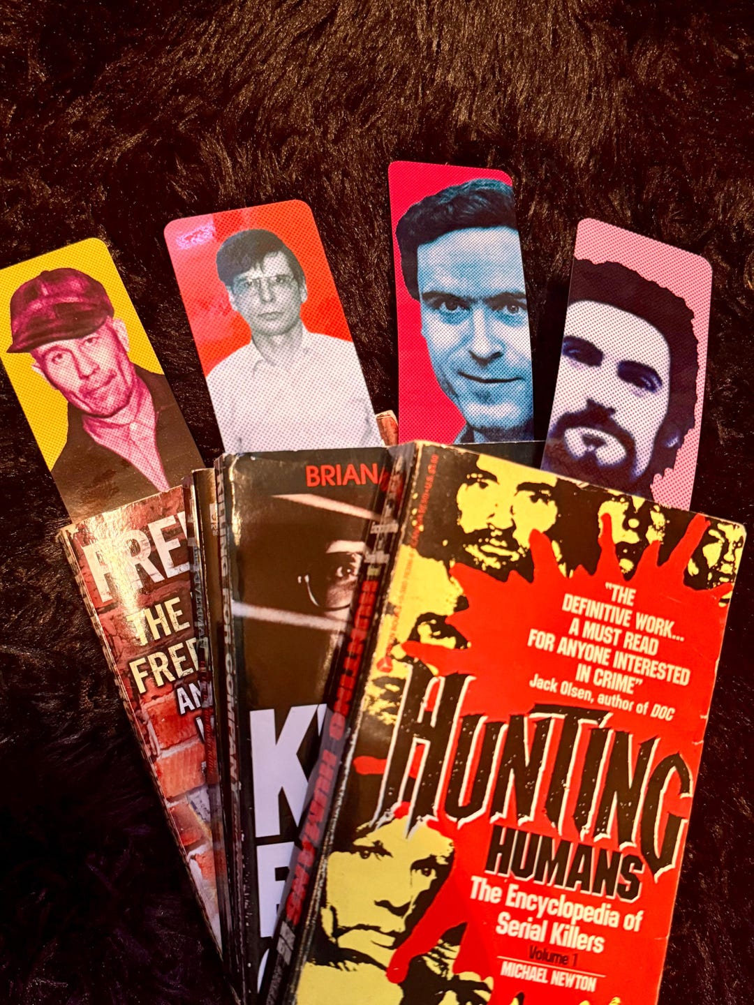 True Crime Handmade Laminated Bookmarks | Serial Killer Art - Etsy