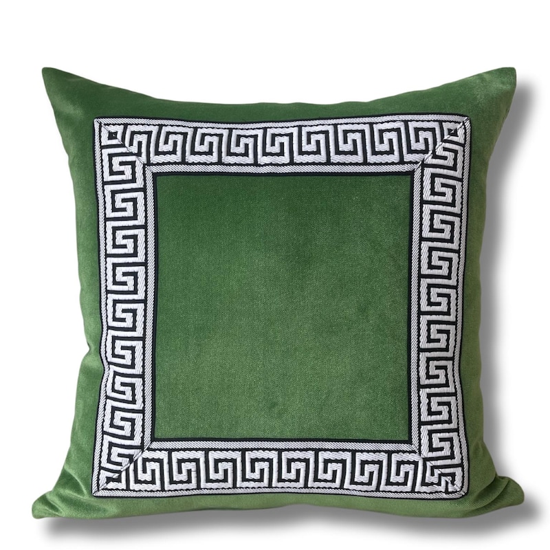 Greek Key Pillow - Etsy
