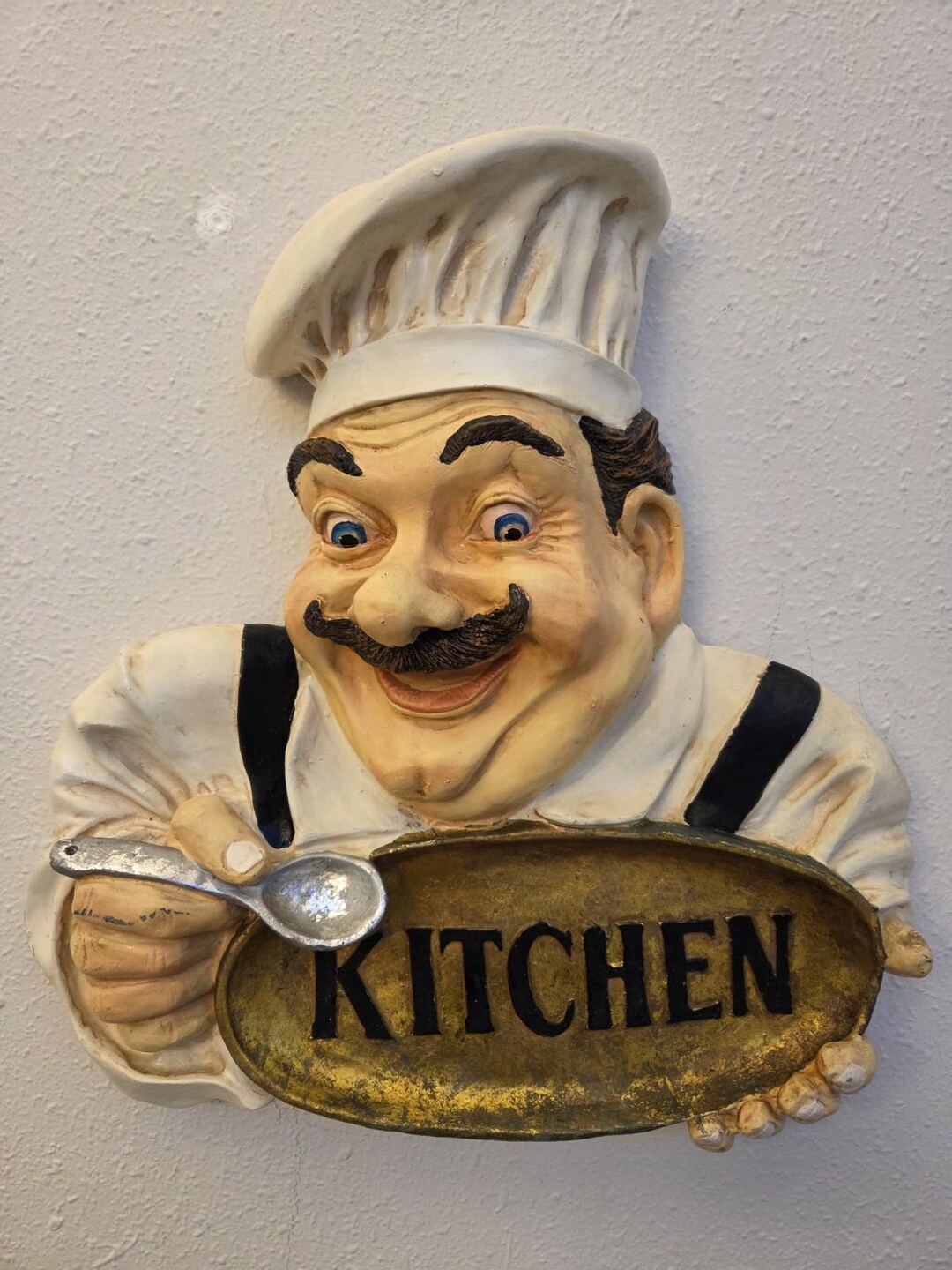 Vintage 70s/80s High Chef Kitchen Wall Decor Plaque Sign Decoration ...