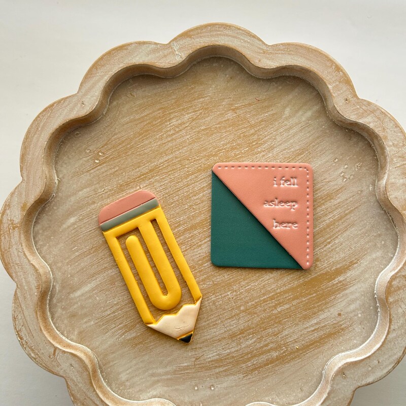 Polymer Clay Bookmarks - Etsy