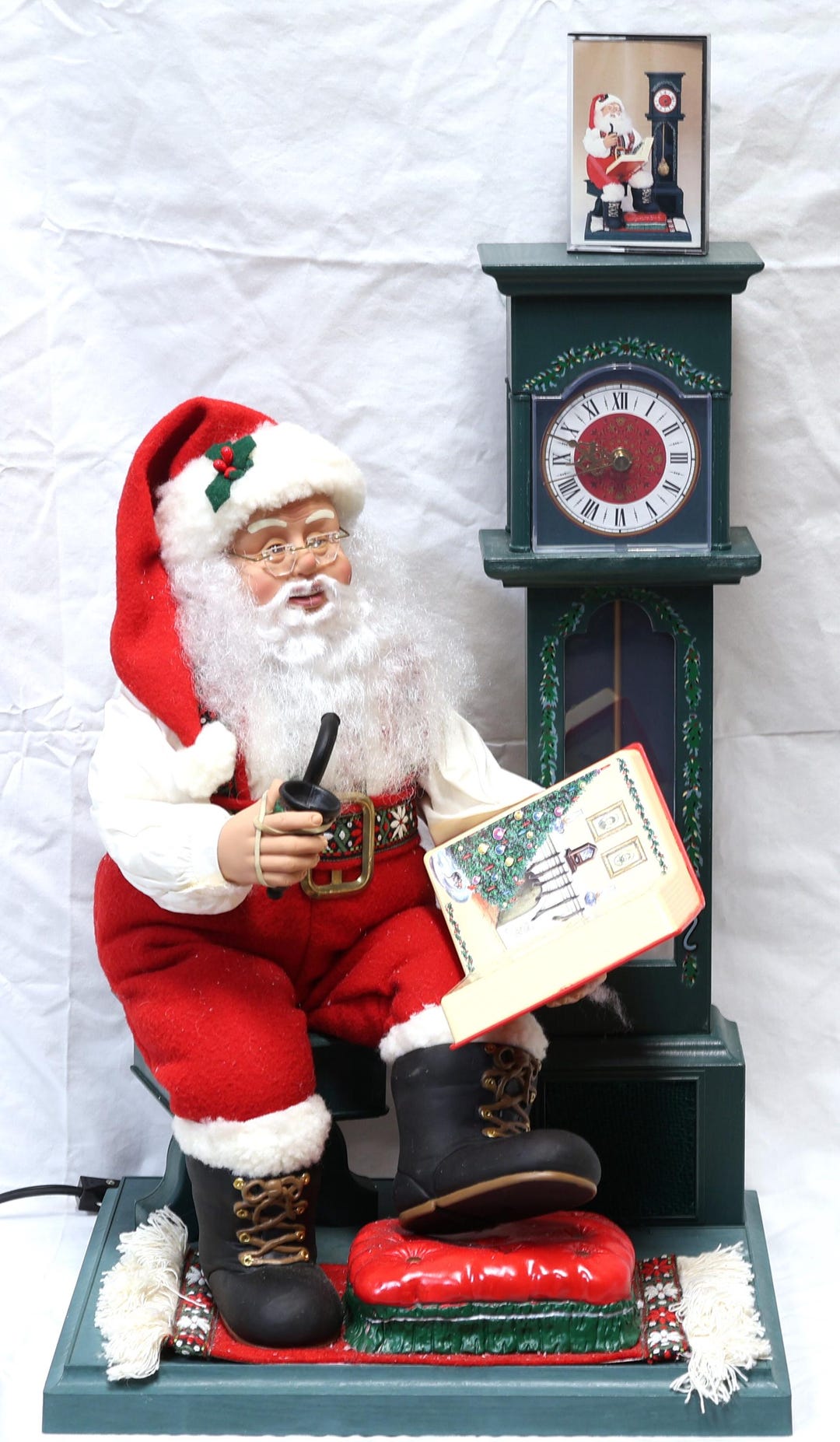 Holiday Creations Motion-ette Animated Holiday Figure Santa With ...