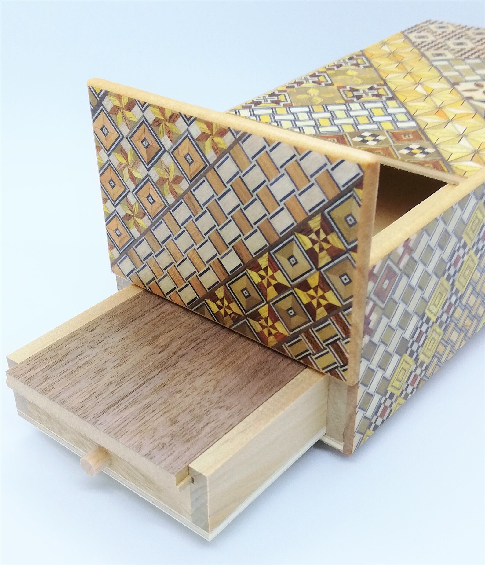 Drawer 10 Steps Traditional Yosegi 5 Sun 6inch/150mm Large - Etsy