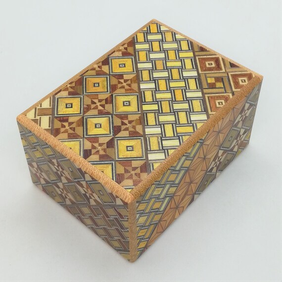 12 Steps Traditional Yosegi 3 Sun 3.5inch/90mm Japanese | Etsy