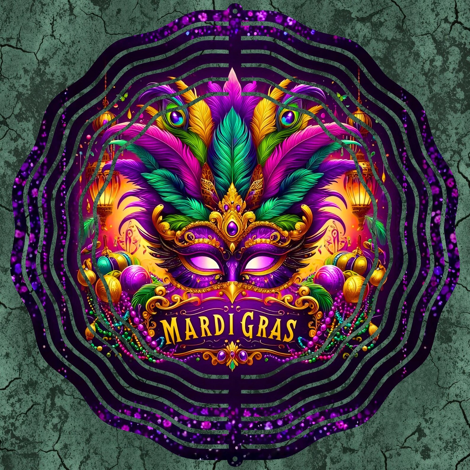 Mardi Gras Carnival Masquerade Party Vibrant Colorful Feather Mask 12 ...