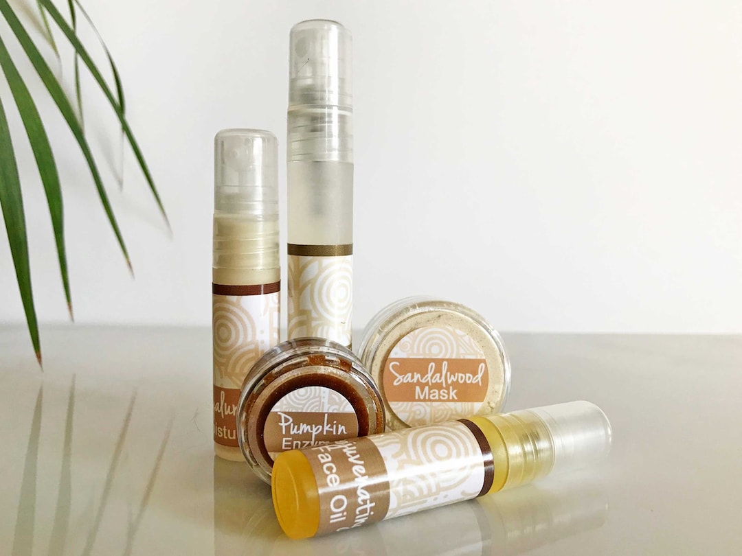 Natural Skincare Sample Set: Green Beauty Gift, 5 Choices - Etsy