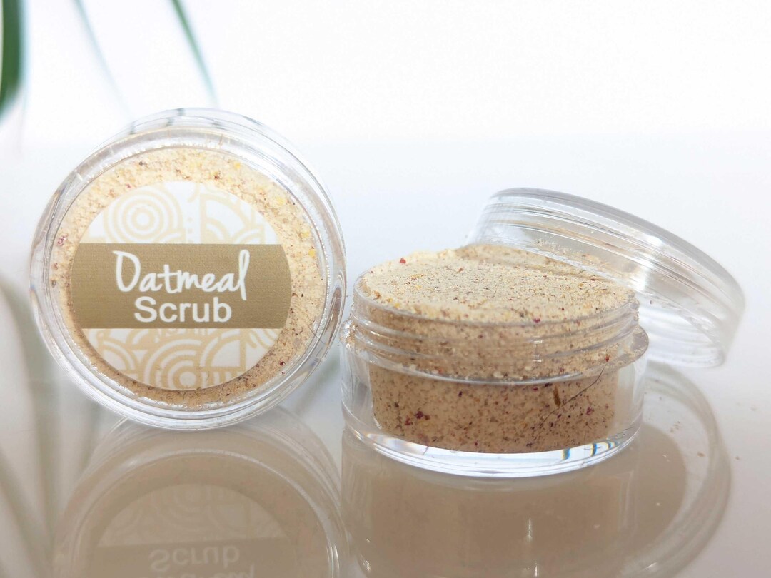 Oatmeal Facial Scrub Sample: Natural Exfoliating Scrub - Etsy