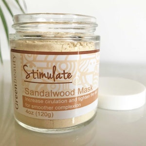 Face Mask Sample With Sandalwood, Sandalwood Mask, Facial Mask, Gram ...