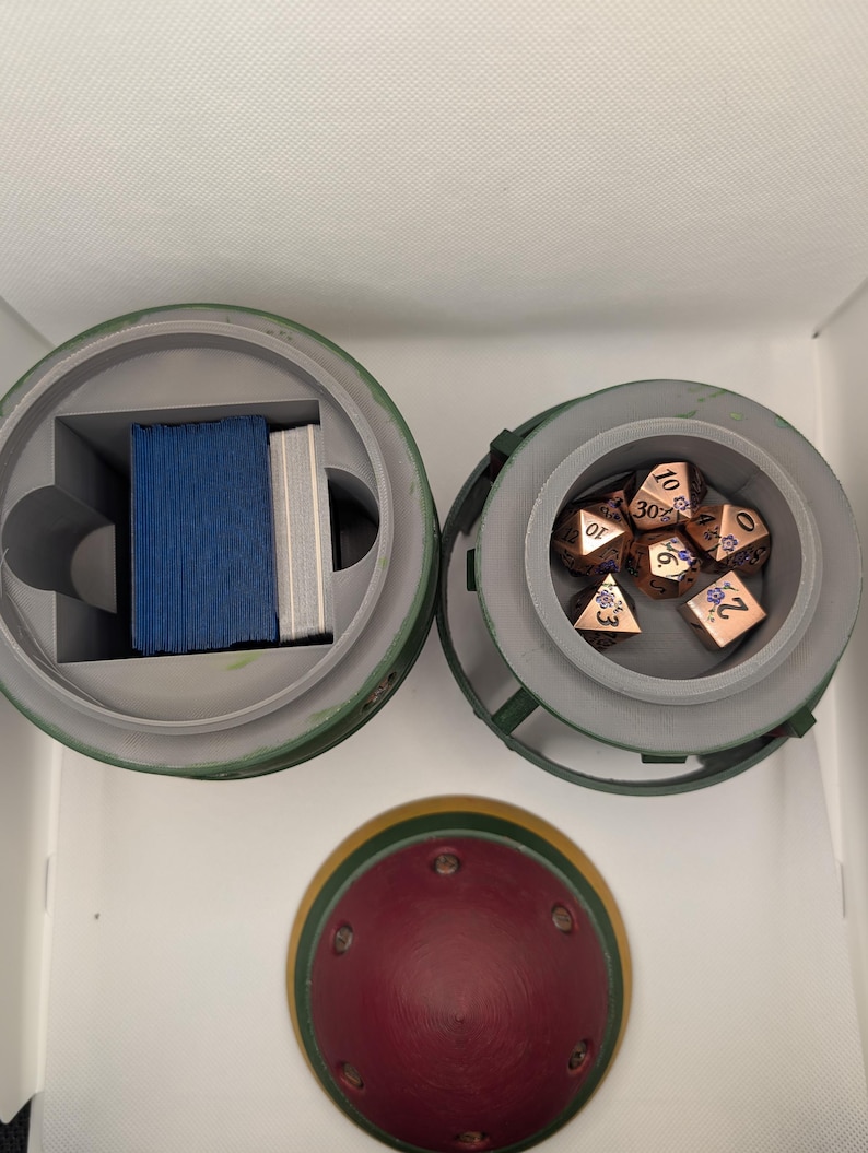 MTG Fallout Mini Nuke Commander Deck Box With Dice Holder - Etsy