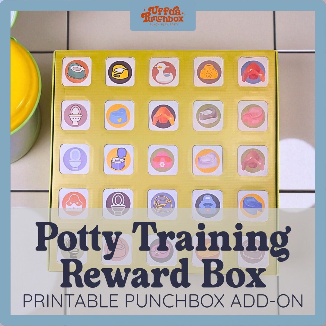 Potty Training Reward Box – Printable Add-on Pack | Uffda Punchbox ...