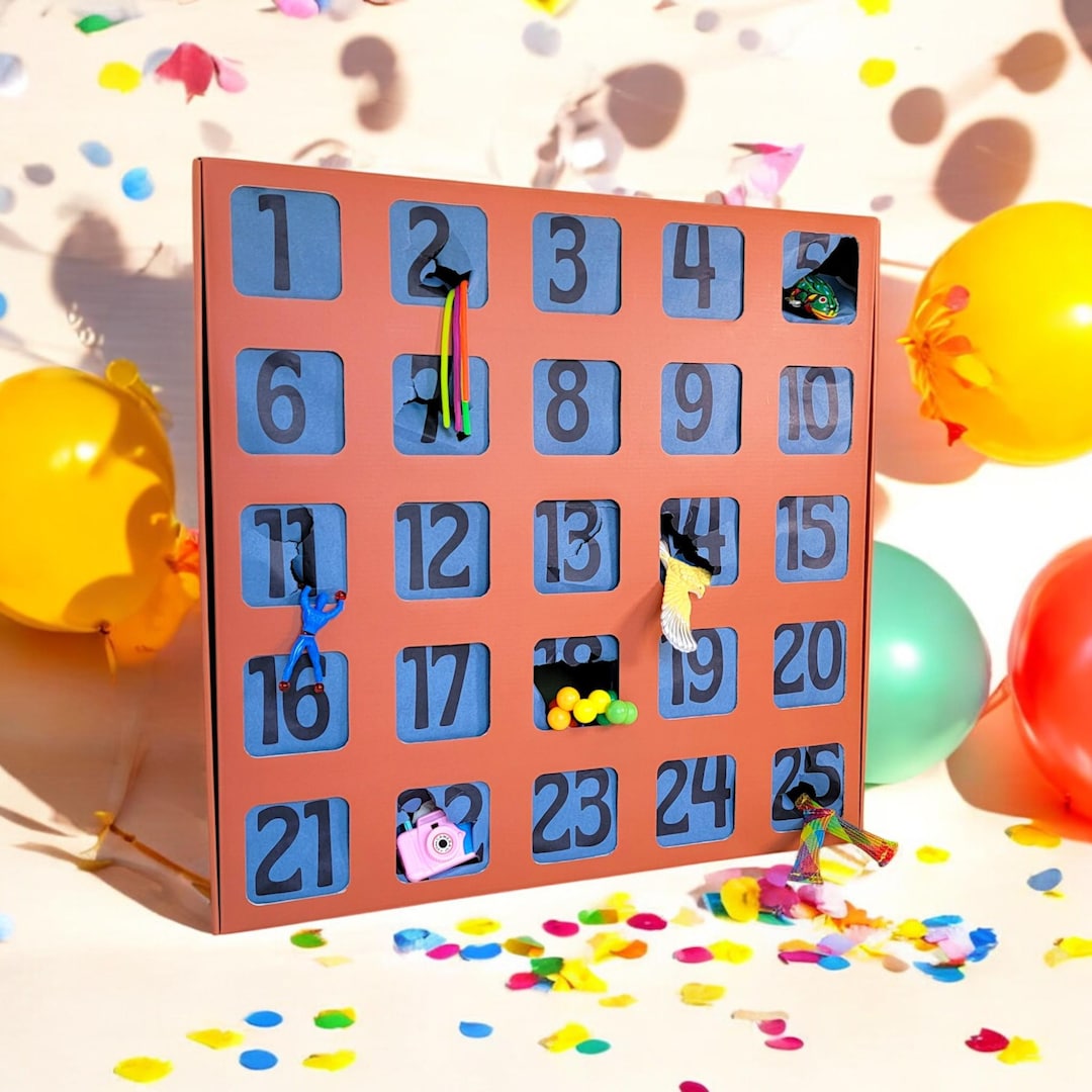XL Reusable Punch Box – Piñata Alternative & Advent Calendar | 25 ...