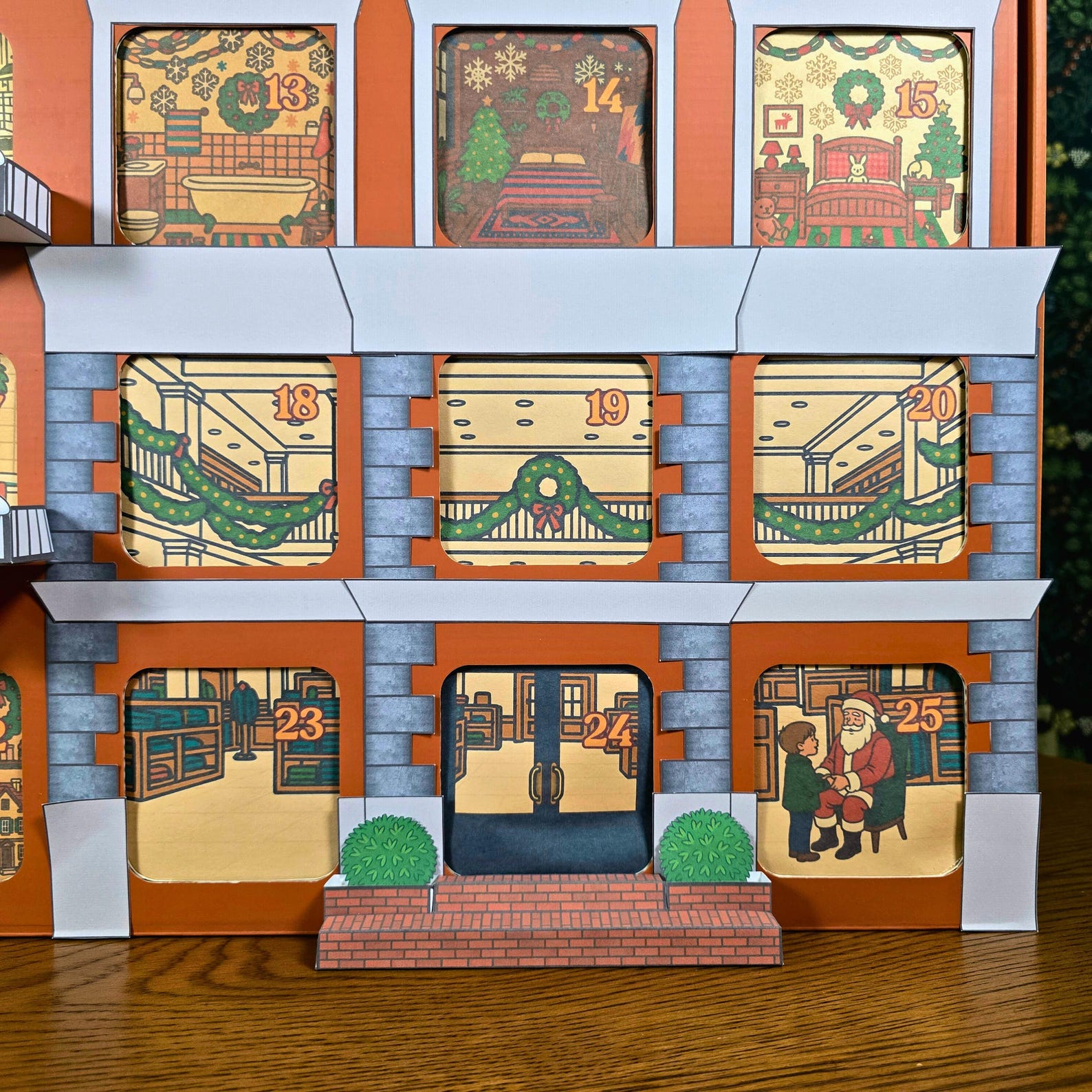 Christmas in the City – Printable Advent Calendar Transformation Kit ...