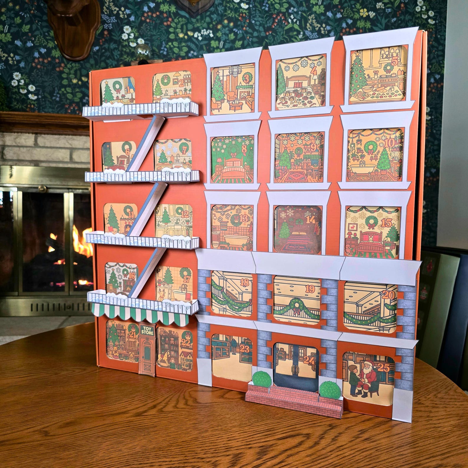Christmas in the City – Printable Advent Calendar Transformation Kit ...