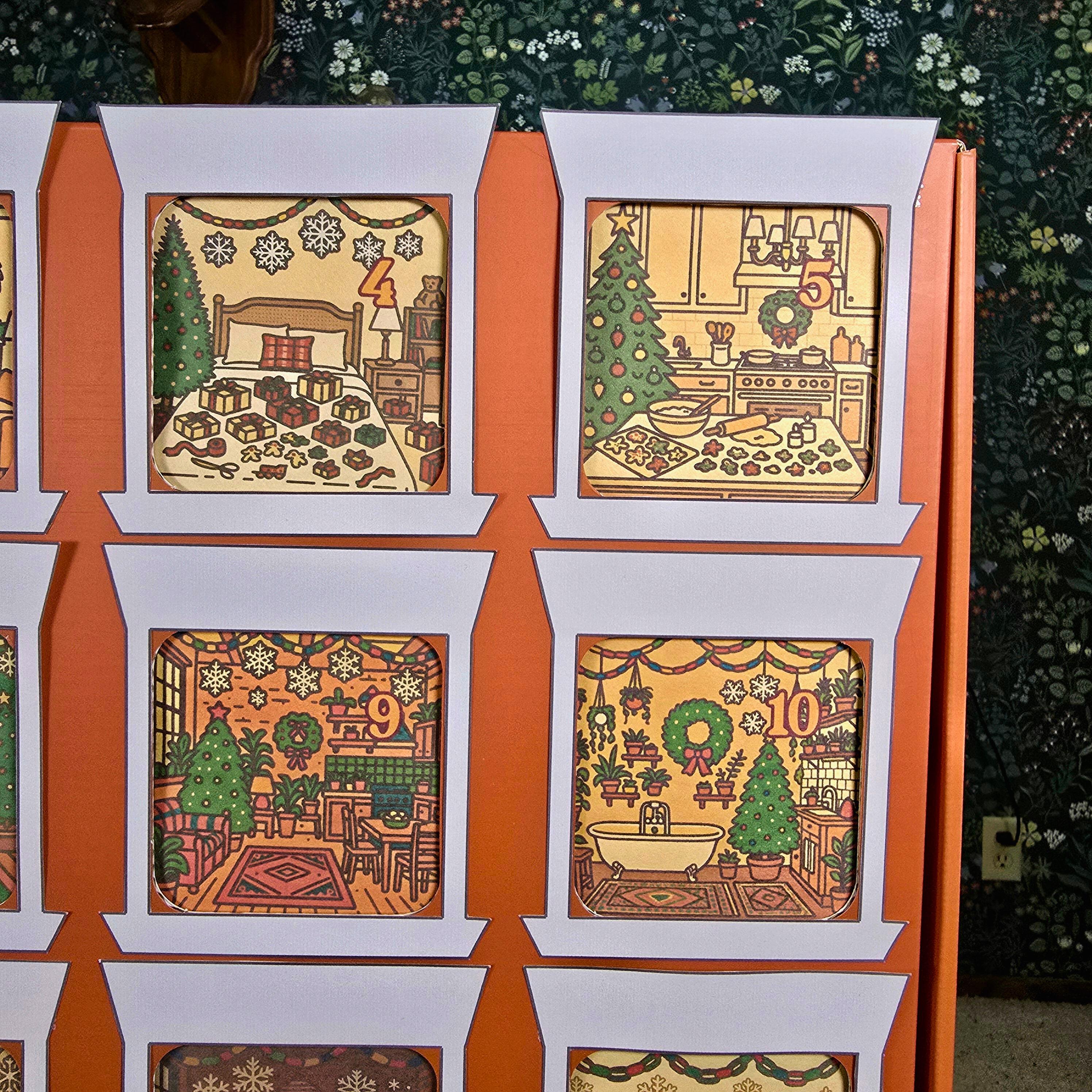 Christmas in the City – Printable Advent Calendar Transformation Kit ...