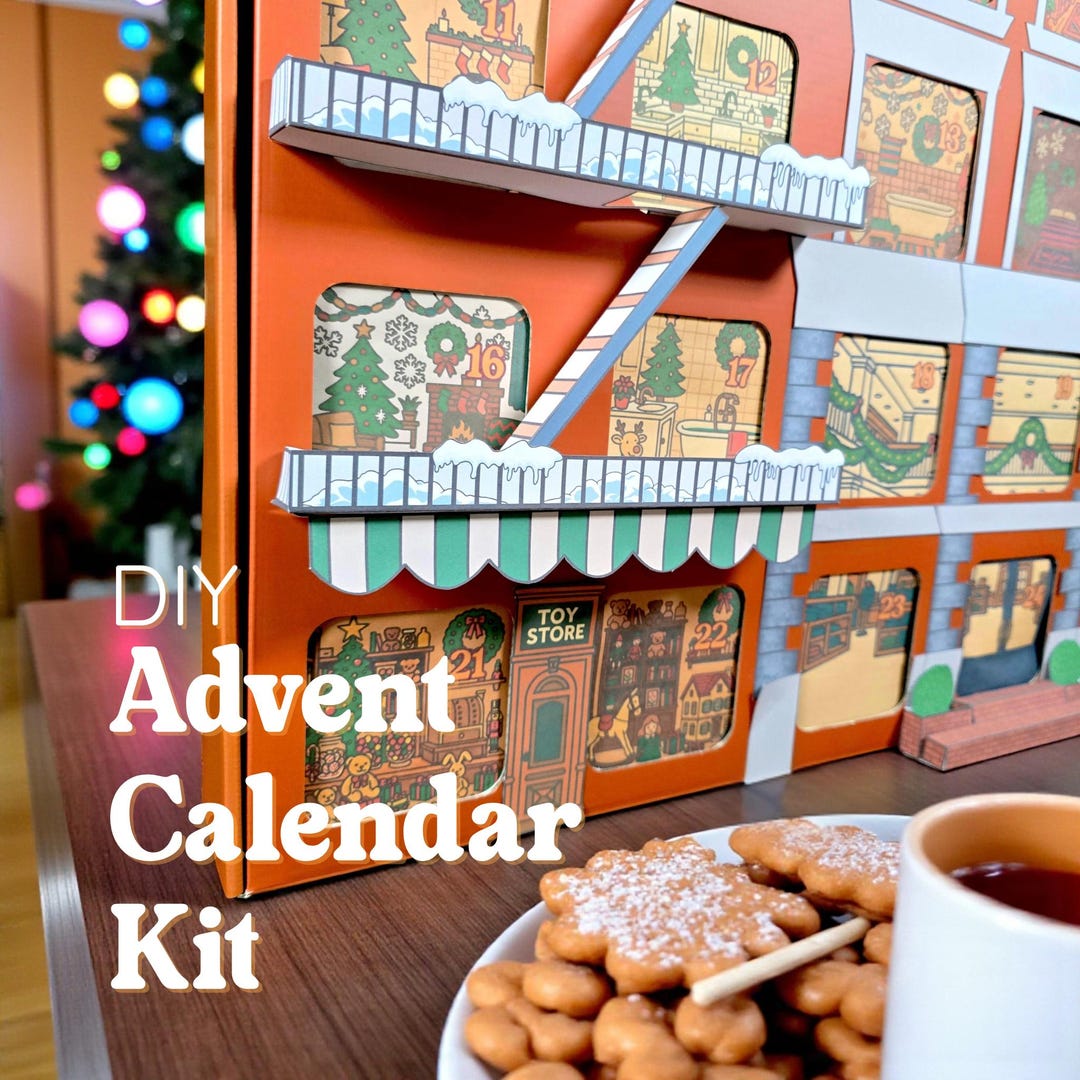 Christmas in the City – Printable Advent Calendar Transformation Kit ...