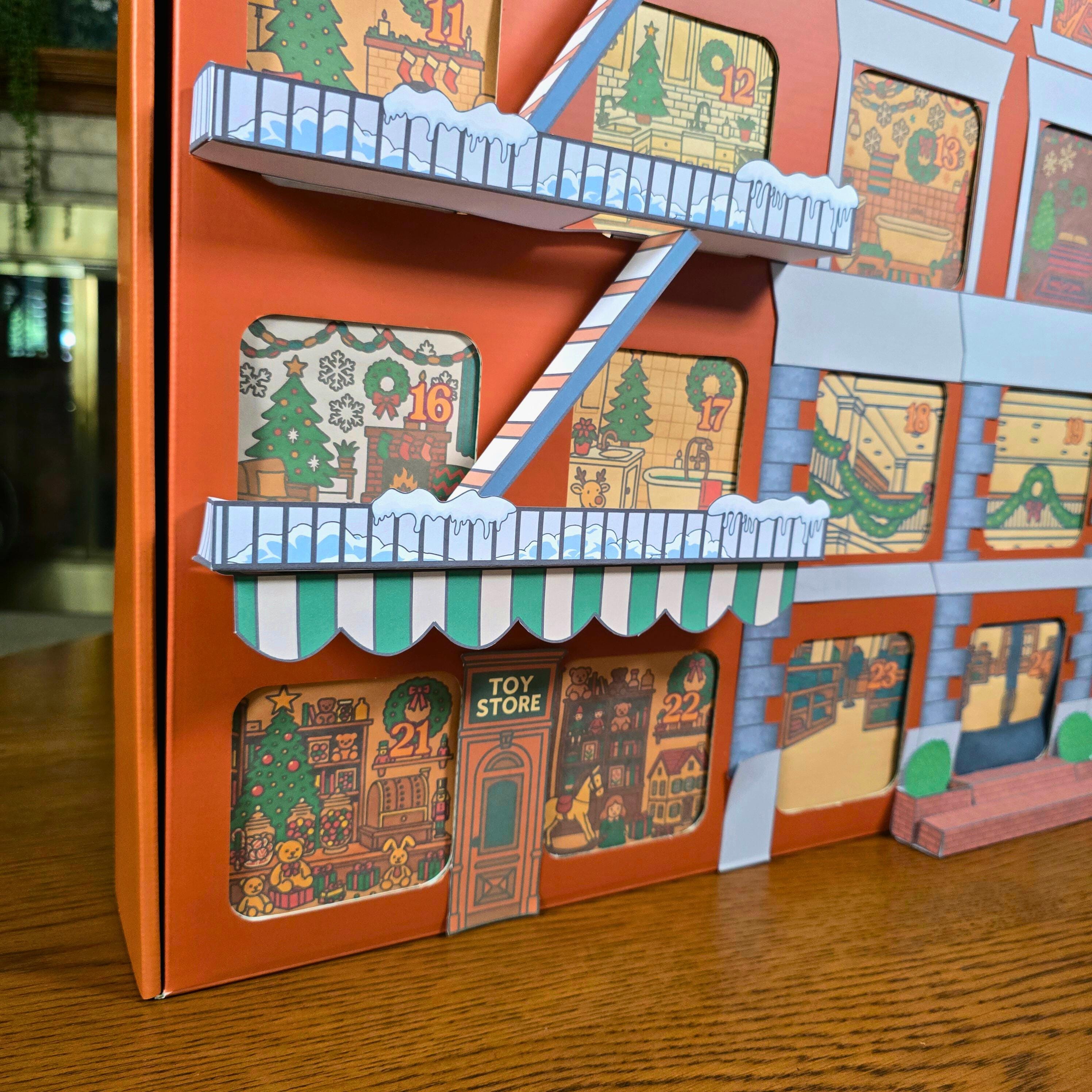 Christmas in the City – Printable Advent Calendar Transformation Kit ...