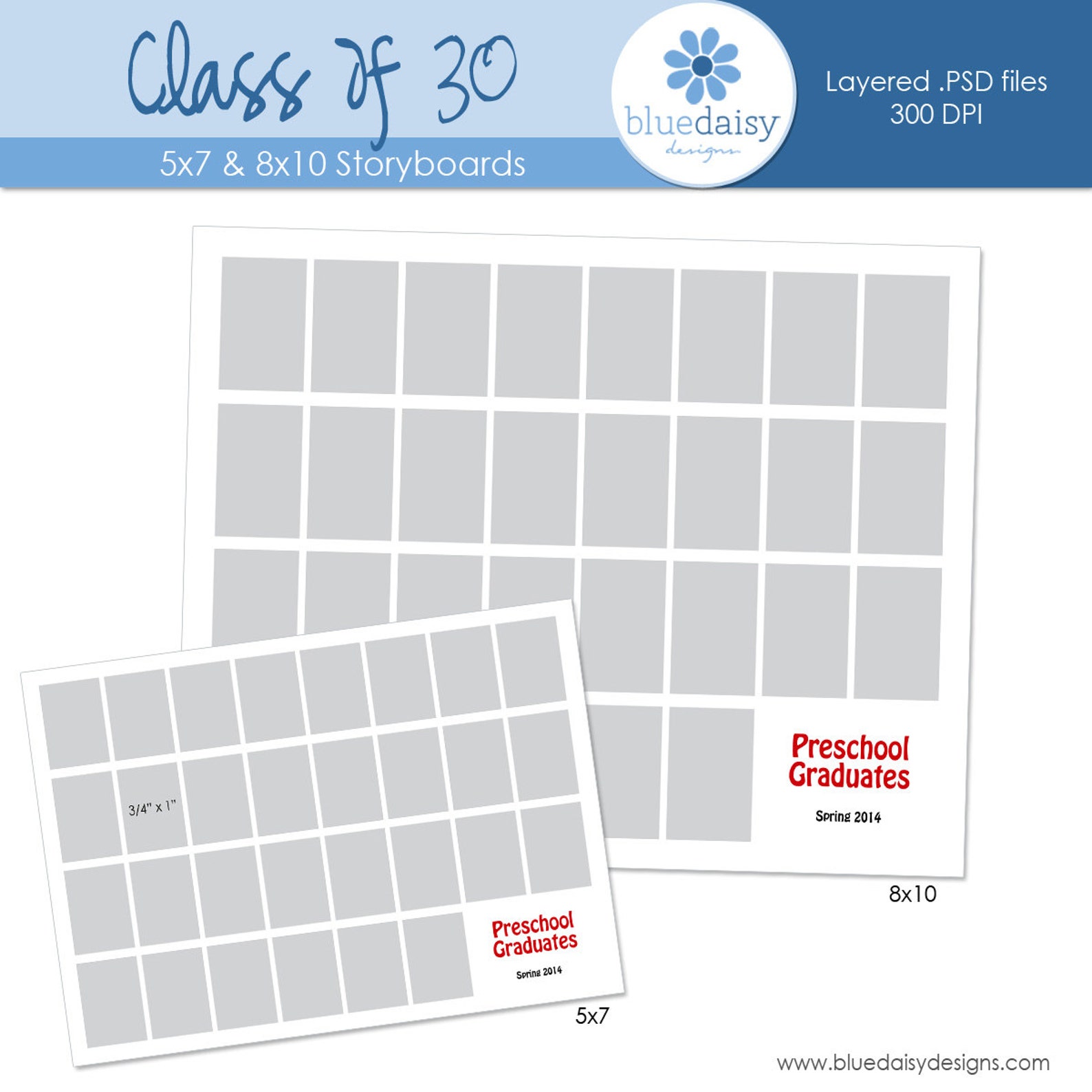 8x10 Classroom Storyboard class Size 30 Photographer - Etsy