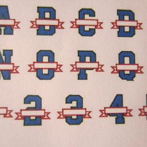 Varsity Letters With Banner, Varsity Letters, Banner Letters, School ...