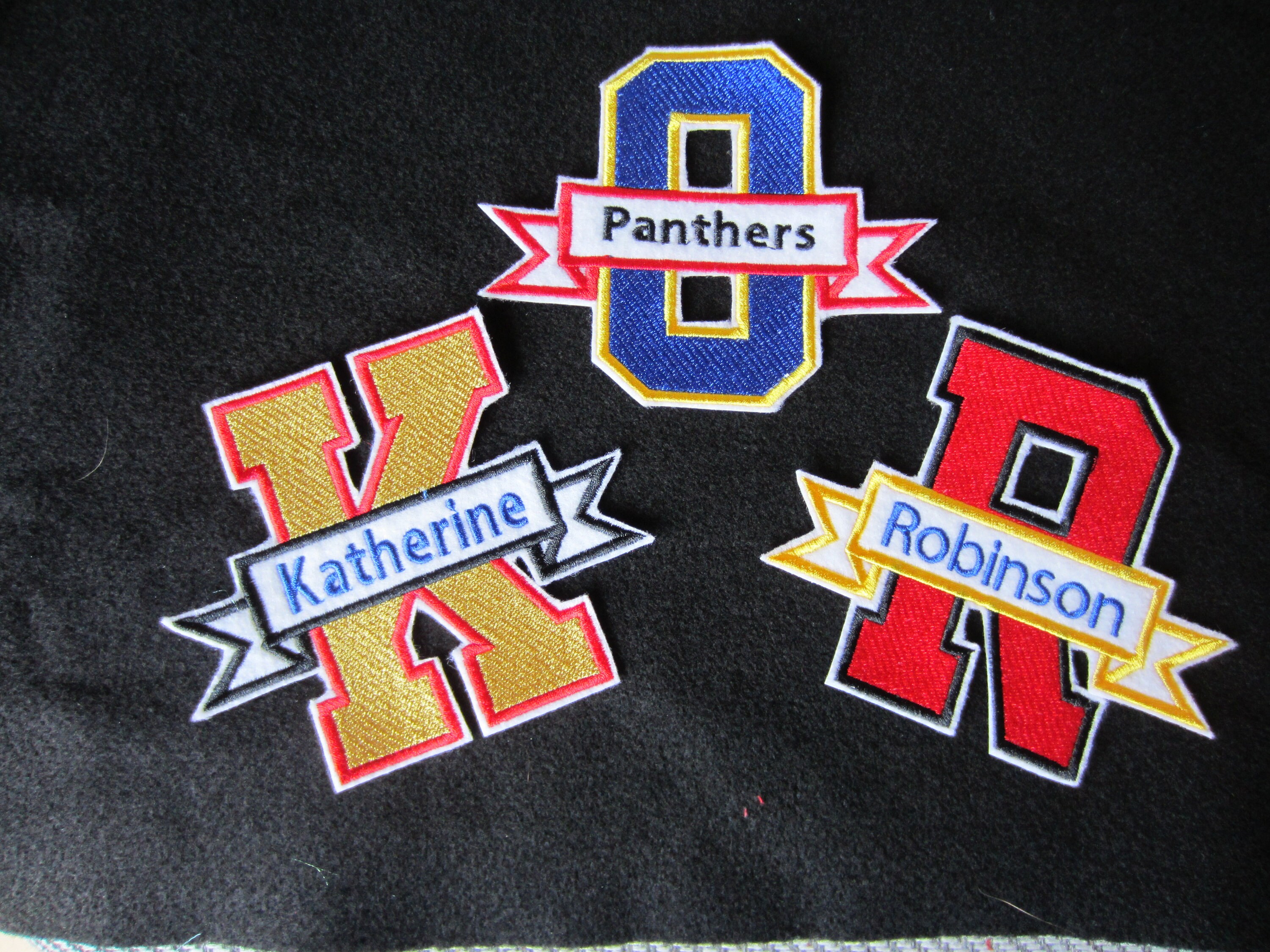 Varsity Letters With Banner Varsity Letters Banner Letters | Etsy