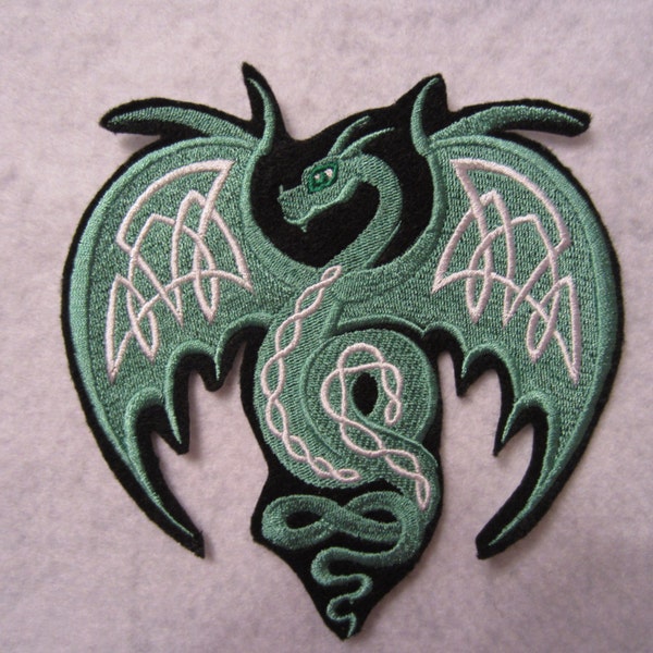 Green Dragon Patch - Etsy