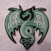 Embroidered Flying Dragon, Winged Dragon, Iron on Dragon Patch, Iron on ...