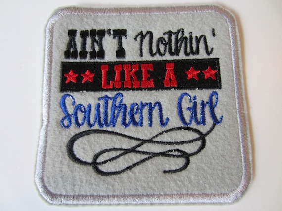 Southern Girl Southern Patch Iron on Patch Iron on | Etsy