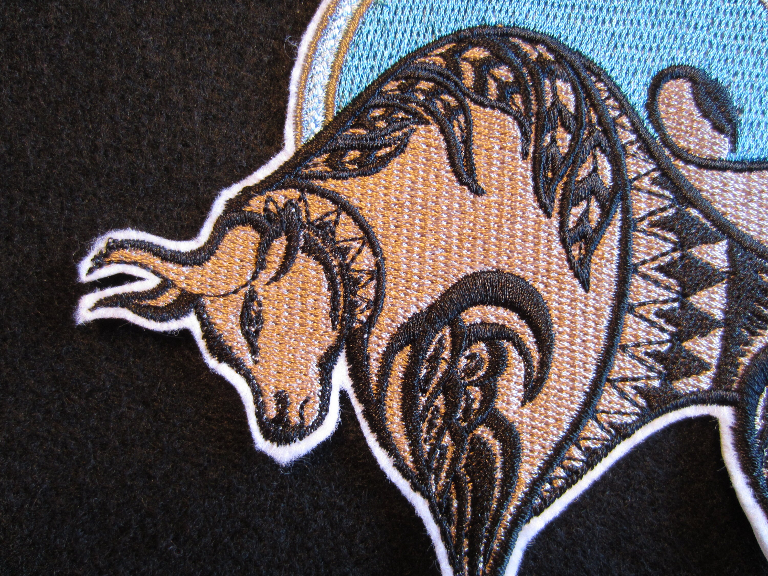 Taurus Embroidered Iron on Patch, Zodiac Patch, Taurus Applique, Iron ...