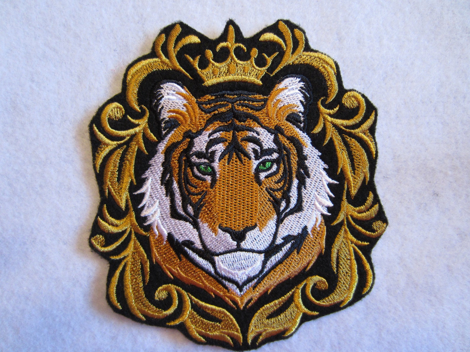 Embroidered Tiger Iron on Patch Iron on Patch Patch Tiger - Etsy