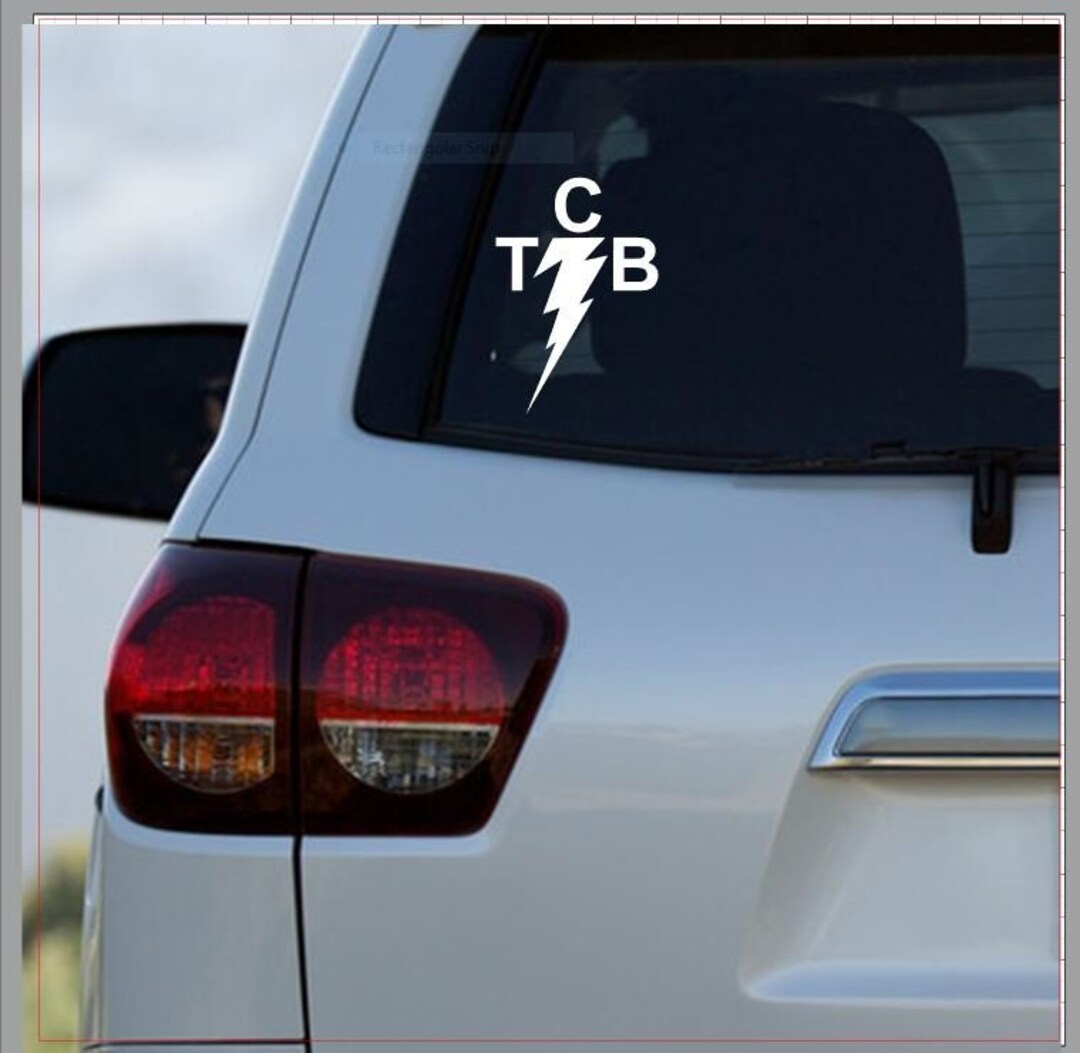 Car Decal, TCB Decal, TCB, Oracal 651 Decal, Oracal, Truck Decal, Decal ...