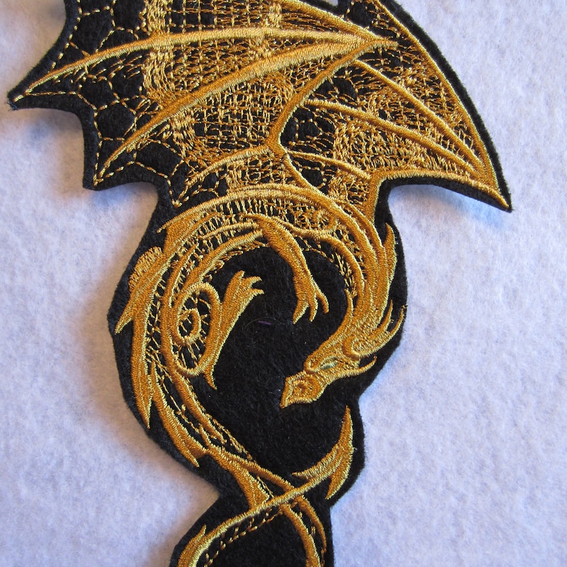 Dragon Applique - Etsy
