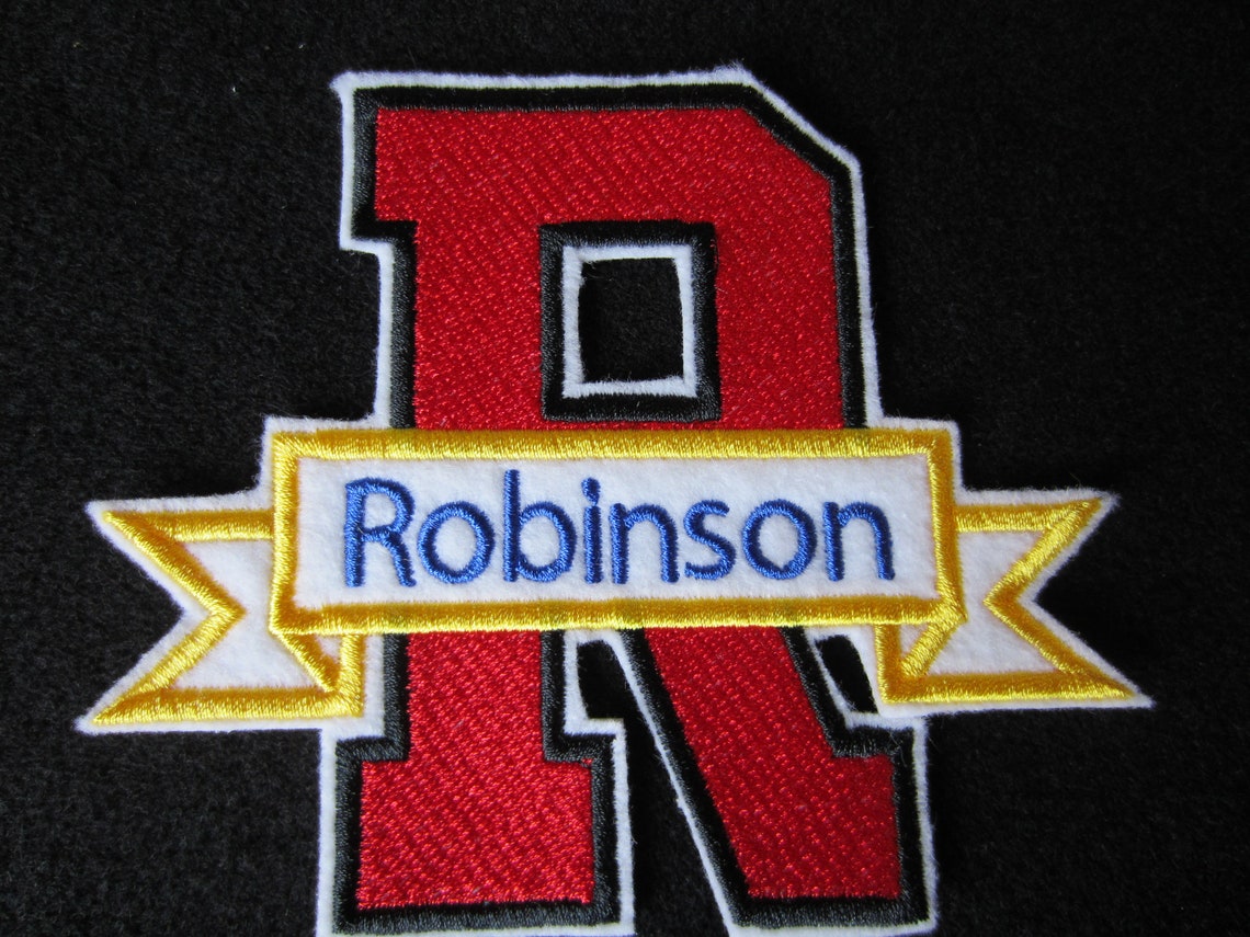 Varsity Letters With Banner Varsity Letters Banner Letters - Etsy