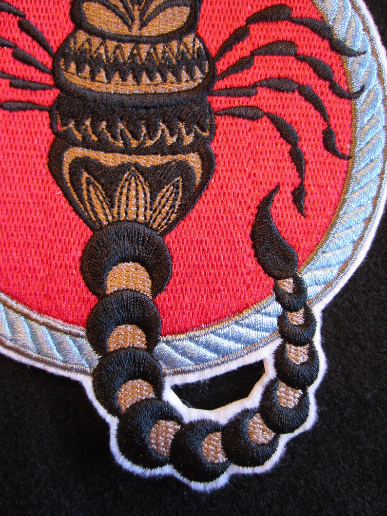 Scorpio Embroidered Iron on Patch, Horoscope Patch, Scorpio Patch, Scorpio Applique, Zodiac ...