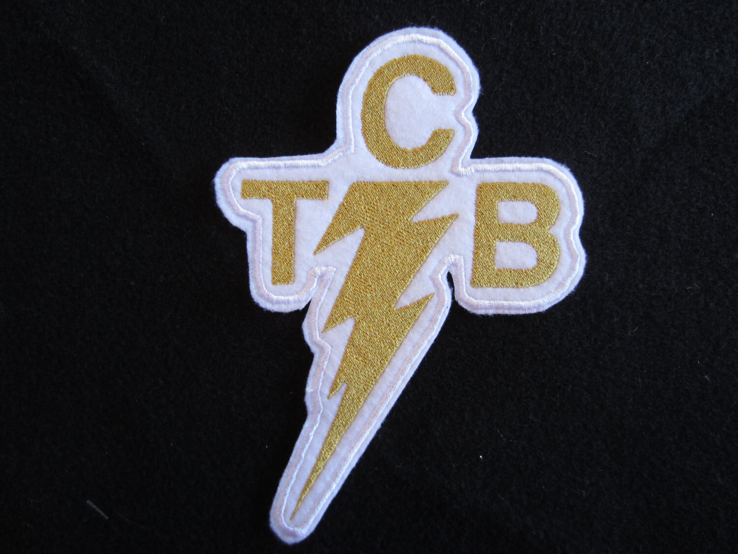 Embroidered Iron on TCB Patch Iron on Applique TCB Logo | Etsy