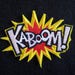 Embroidered Kaboom Iron on Patch, Super Hero Comic Applique - Etsy