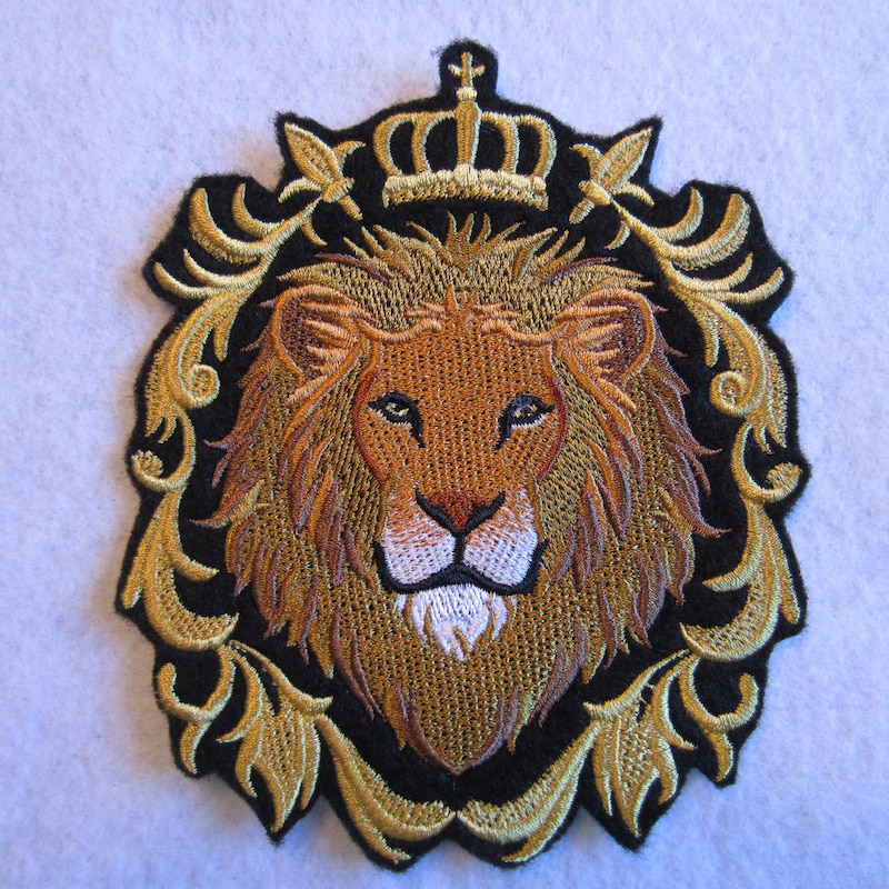 Lion Patch - Etsy