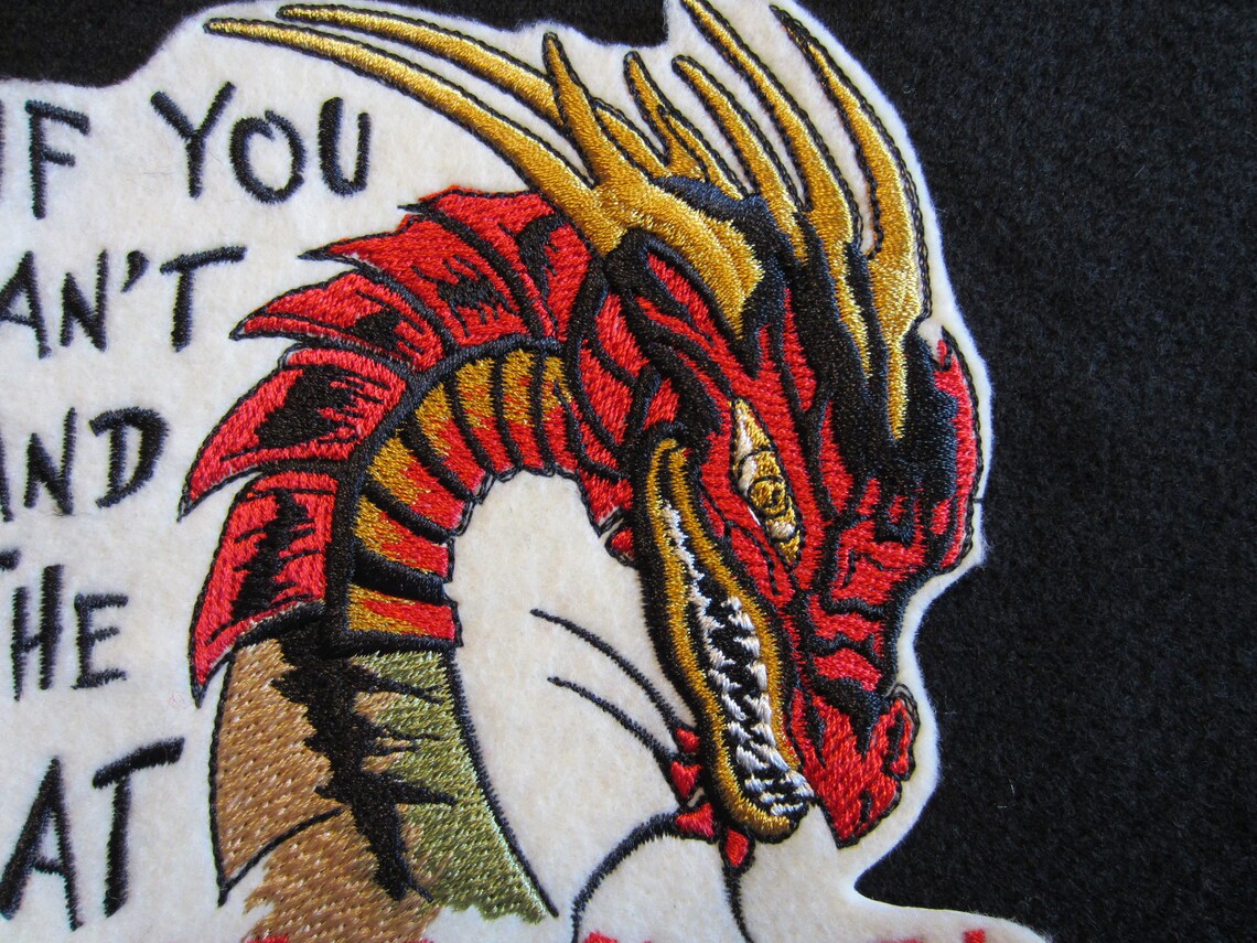 Embroidered Dragon Iron on Patch Iron on Patch Dragon Patch - Etsy