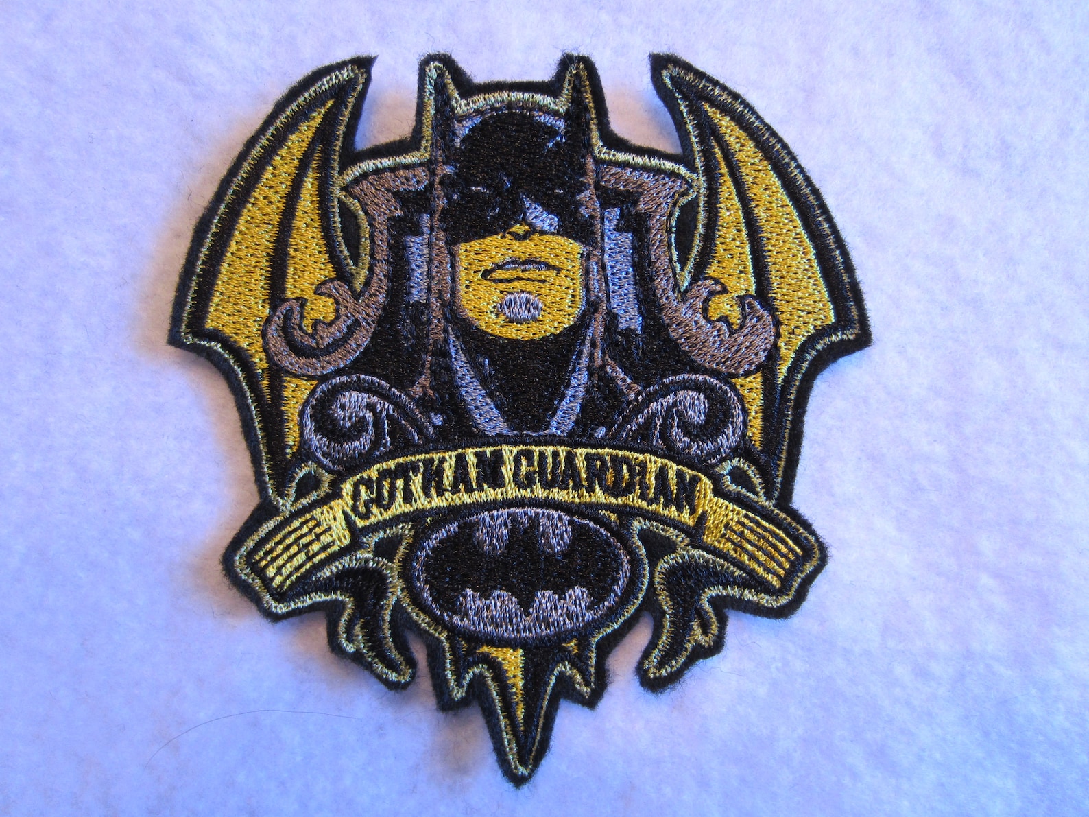 Embroidered Batman Iron on Patch Iron on Patch Batman Patch - Etsy