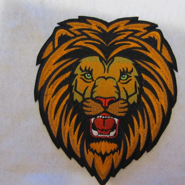 Lion Applique - Etsy
