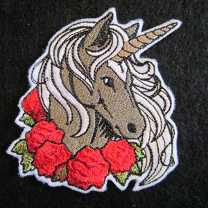 Embroidered Unicorn Iron on Patch, Unicorn Patch, Iron on Patch, Unicorn Applique, Unicorn and ...